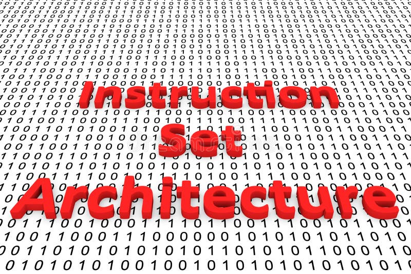 Instruction Set Architecture Stock Illustration - Illustration of ...