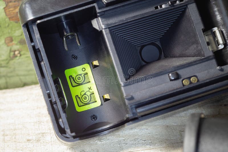 Instructions for Filling the Film into the Camera Stock Photo - Image ...