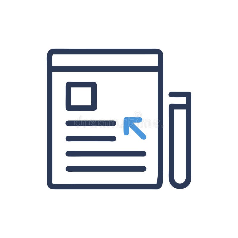 Instructions Guide Design Icon Stock Illustration - Illustration of ...