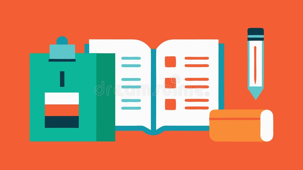 Instructions and Guide a Vector of an Open Testing Kit Next To an ...