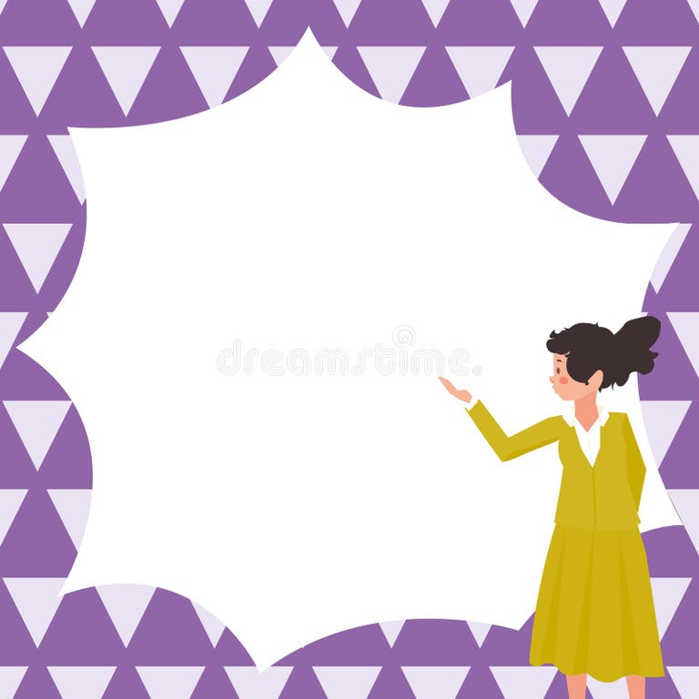 Instructor Drawing Pointing Stick on Empty Whiteboard while Holding Cup ...