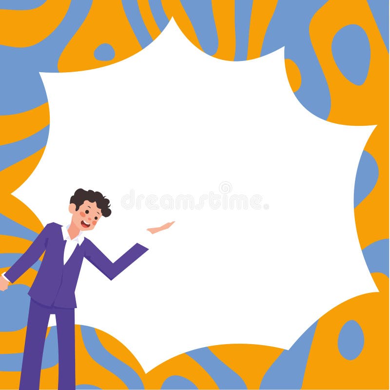 Instructor Drawing Pointing Stick on Empty Whiteboard while Holding Cup ...