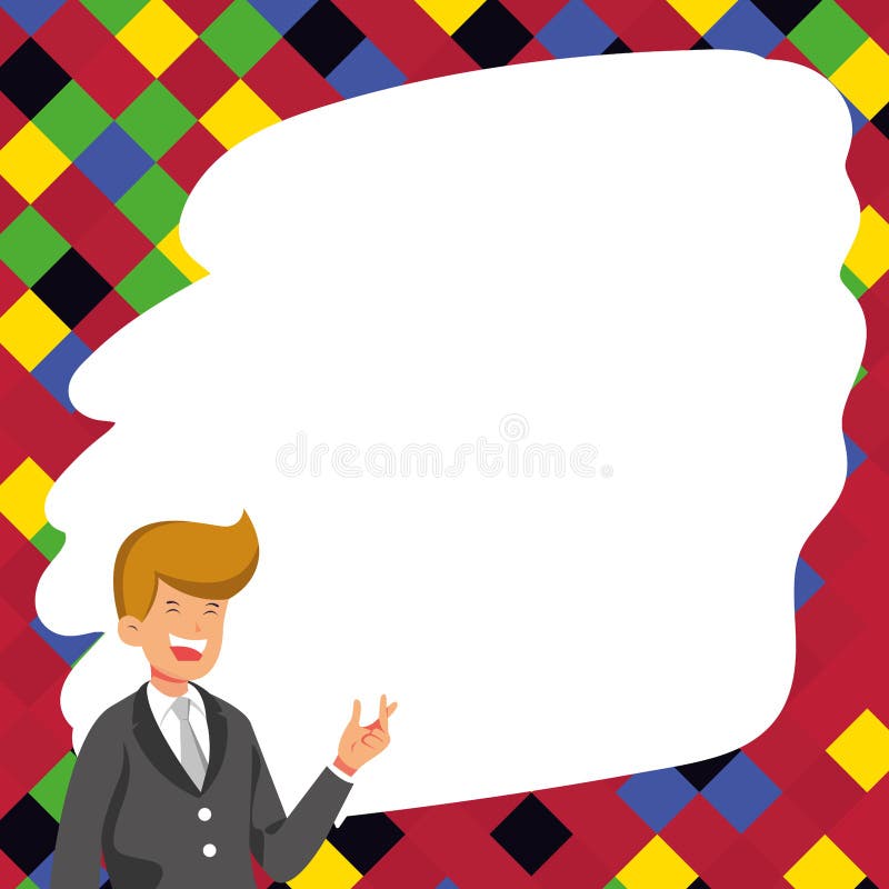 Instructor Drawing Pointing Stick on Empty Whiteboard while Holding Cup ...