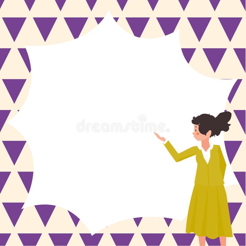 Instructor Drawing Pointing Stick on Empty Whiteboard while Holding Cup ...