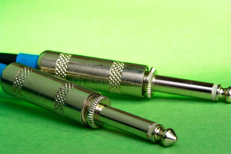 Instrument cables stock image. Image of exchange, jack - 1598383