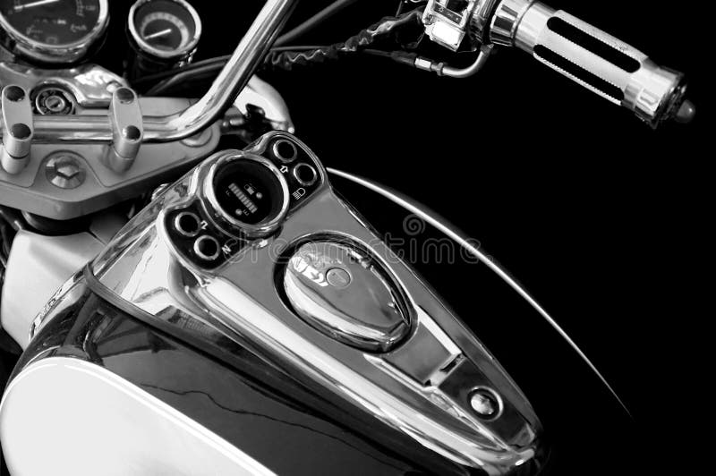 Instrument Control Panel of a Motorcycle Stock Photo - Image of detail ...
