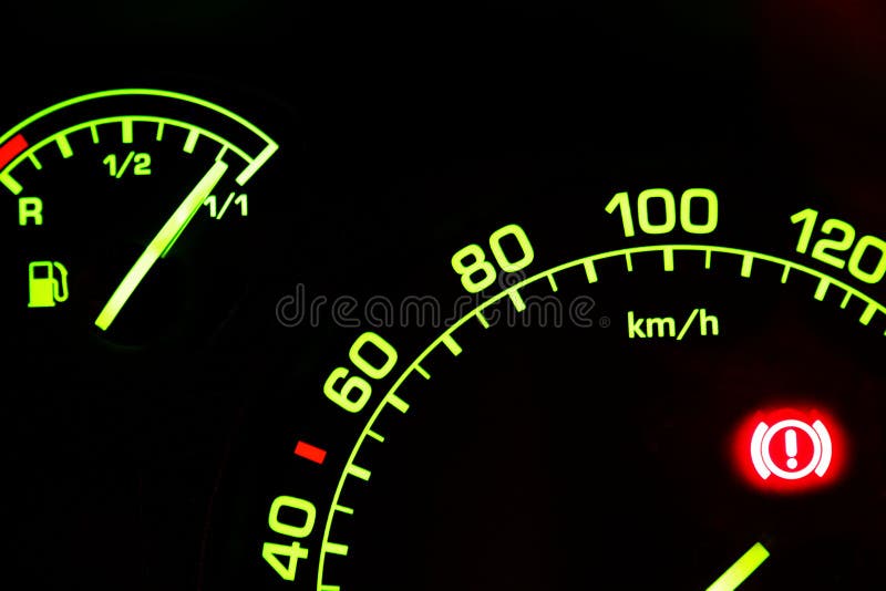 Glowing Speedometer stock image. Image of kilometer, scale - 2506685