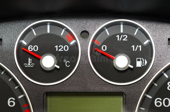 Instrument Panel of the Car Stock Image - Image of energy, fuel: 2190283