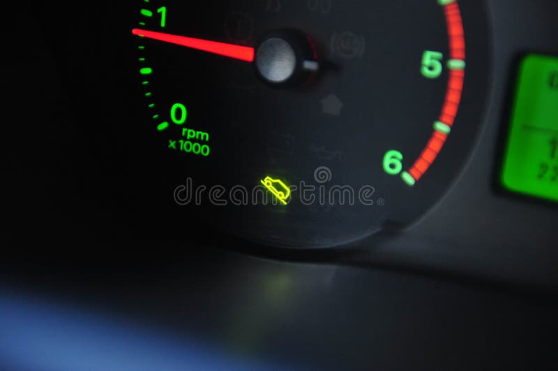 The Instrument Panel in the Car, the Speed Dial on the Dashboard Stock ...