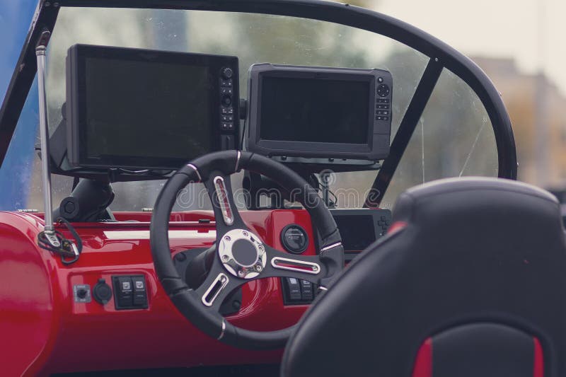 Motor boat control panel stock photo. Image of miscellaneous - 6099168