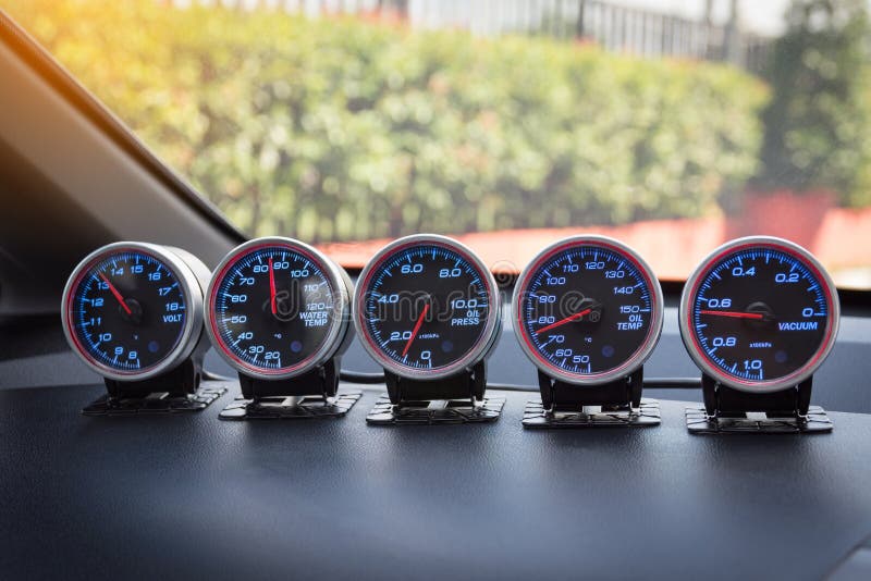 Instrument Panel and Tachometer from a Modern High Performance a Stock ...