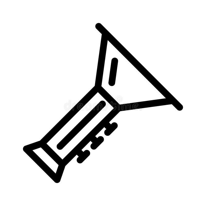 Instrument Thin Line Vector Icon Stock Vector - Illustration of beauty ...