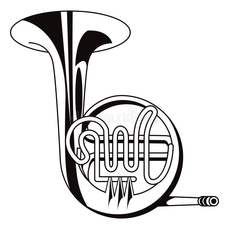 Image D'icône D'instrument De Trombone Illustration de Vecteur ...