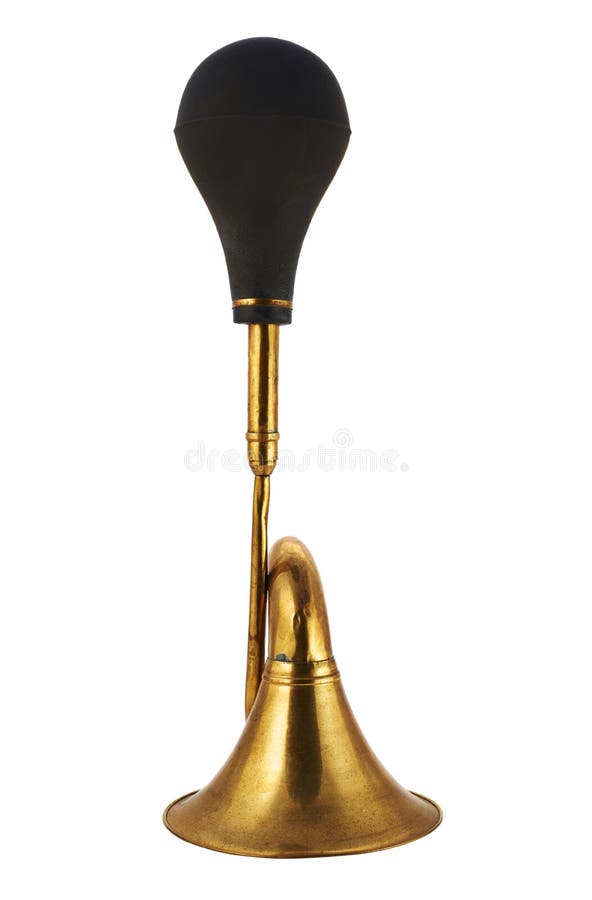 Instrumento Da Buzina Do Chifre Isolado Imagem de Stock - Imagem de ...
