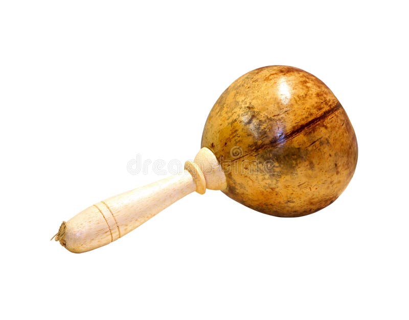 Instrumento do chocalho imagem de stock. Imagem de bege - 17584027