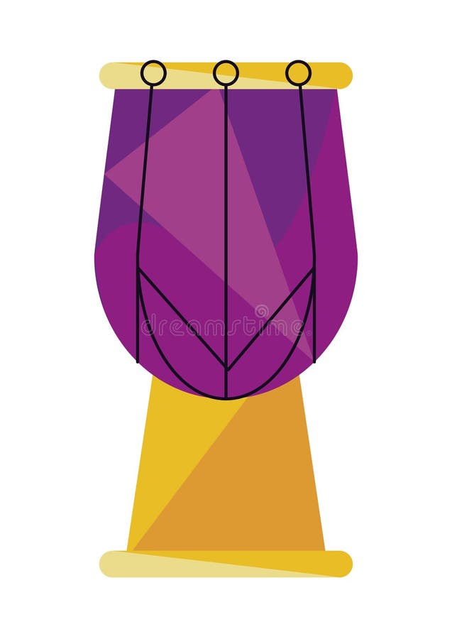 Instrumento musical bongo ilustración del vector. Ilustración de juego ...