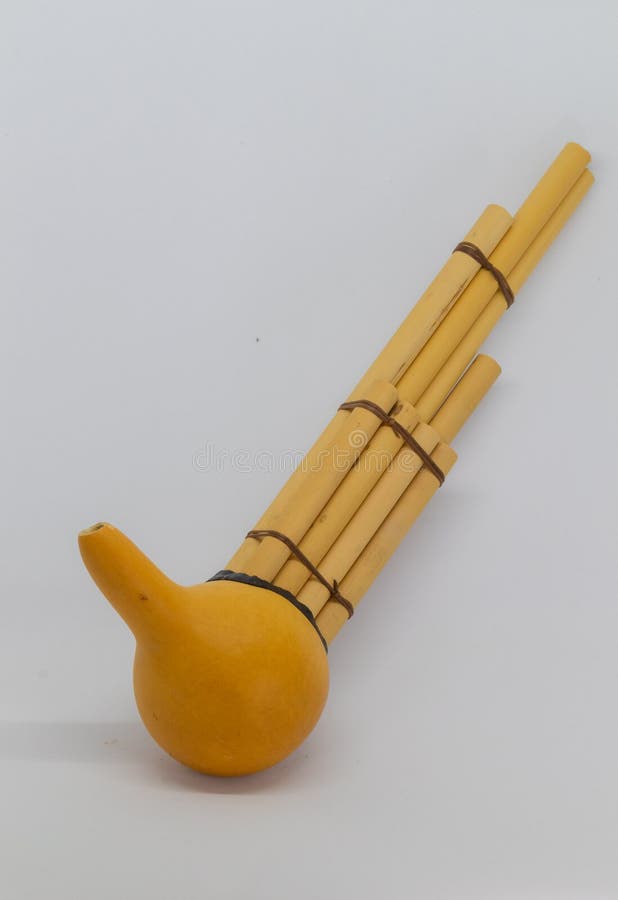 Instrumento Musical Tradicional Chamado Sompoton Foto de Stock - Imagem ...