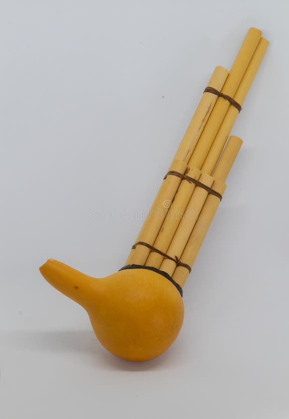 Instrumento Musical Tradicional Chamado Sompoton Foto de Stock - Imagem ...