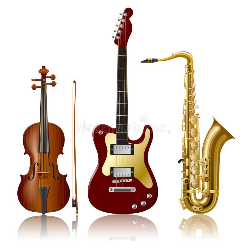 Instrumentos Musicales Del Woodwind En Vector Ilustración del Vector ...