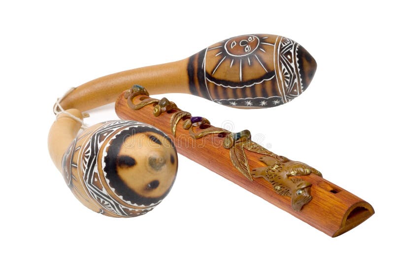 Instrumentos Musicales De África Imagen de archivo - Imagen de flauta ...