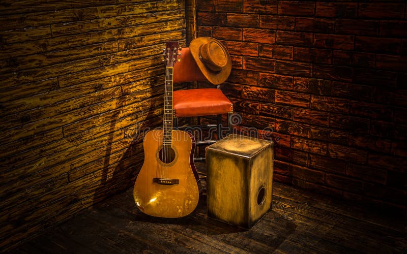 Instruments acoustiques photo stock. Image du gens, guitare - 61477614