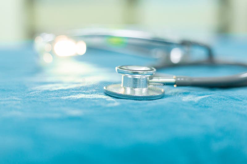 Instruments of an Anesthesiologist Stethoscope Stock Photo - Image of ...