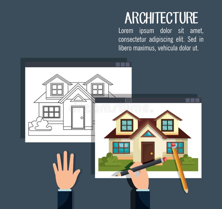 Instruments Architecture Design Stock Illustration - Illustration of ...