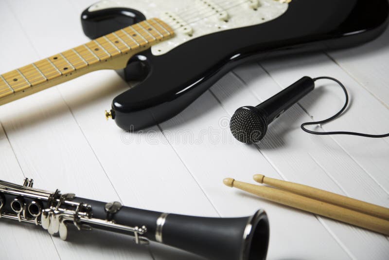 My old blues instruments stock image. Image of blow, style - 3224071