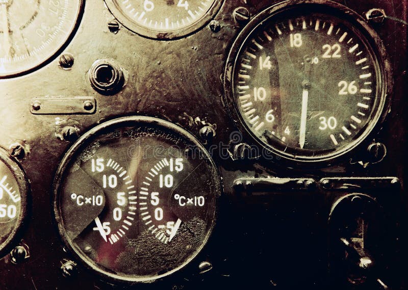 Instruments d'avion photo stock. Image du avionique, instrumental ...