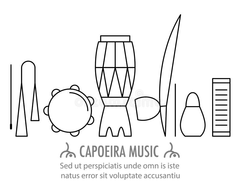 Insigne De Festival De Berimbau De Capoeira Danseur De Capoeira Jouant ...