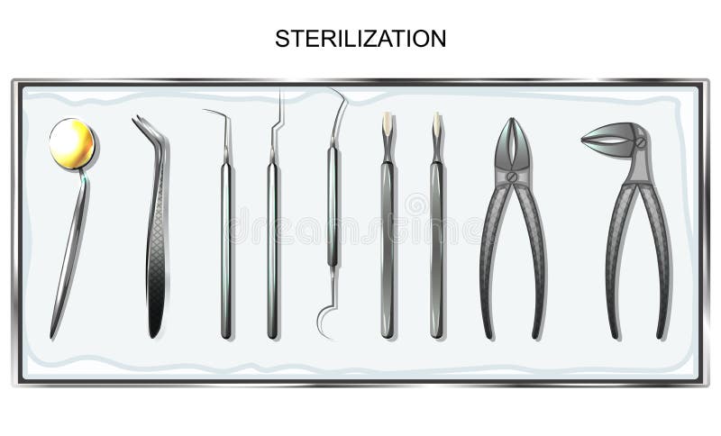 Instruments Dentaires. Odontologie Illustration de Vecteur ...