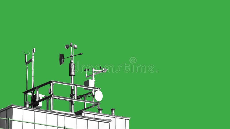 Instruments for Determining Temperature and Wind Speed at a Weather ...