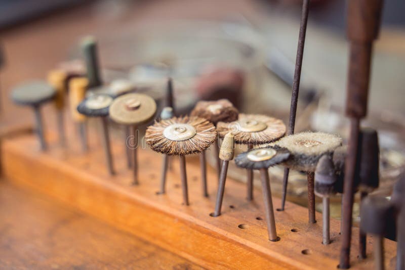 Instruments Kit in a Large Workshop for the Manufacture of Handmade ...