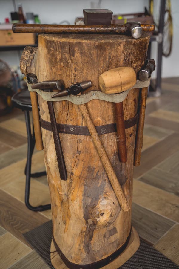 Instruments Kit in a Large Workshop for the Manufacture of Handmade ...