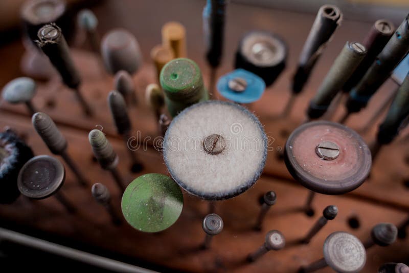 Instruments Kit in a Large Workshop for the Manufacture of Handmade ...