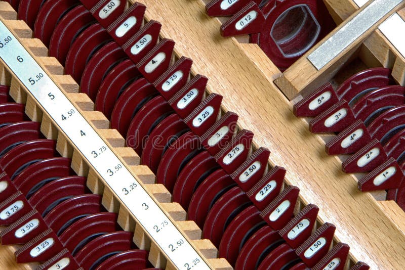 Instruments for Measuring Eyesight Stock Photo - Image of degrees ...