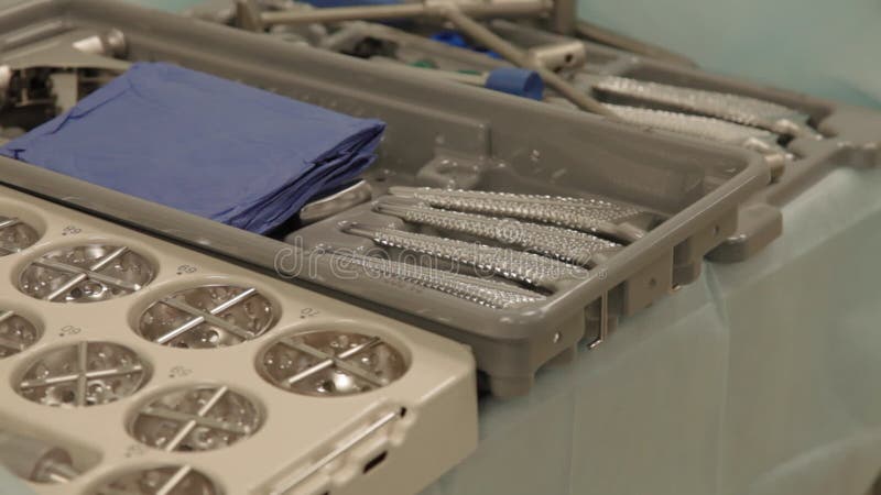 Instruments for Prosthetic Surgery Stock Video - Video of doctors ...