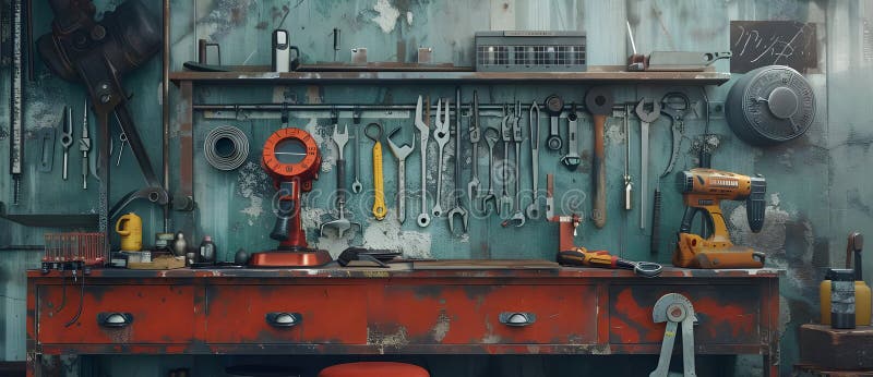 Instruments for Repair and Maintenance Background, Happy Labor Day - Ai ...