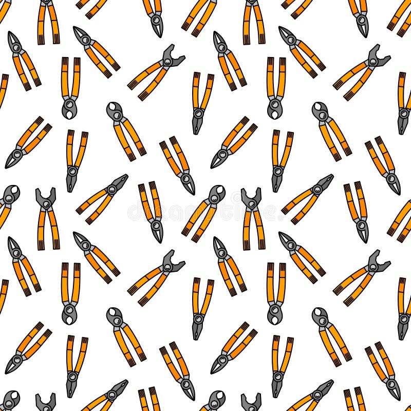 Instruments Seamless Pattern. Tools Illustration for Design and Web ...