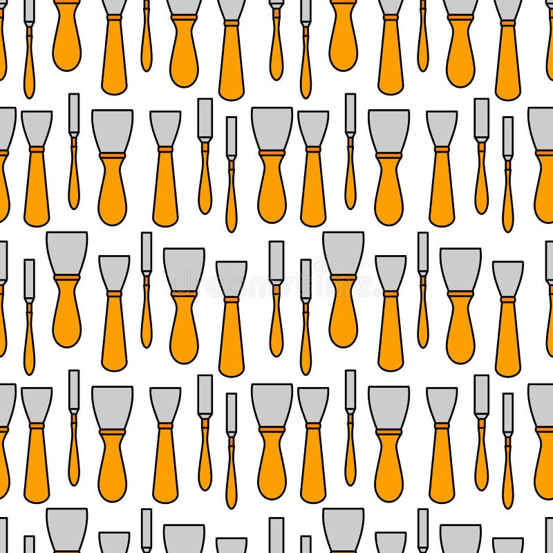 Instruments Seamless Pattern. Tools Illustration for Design and Web ...