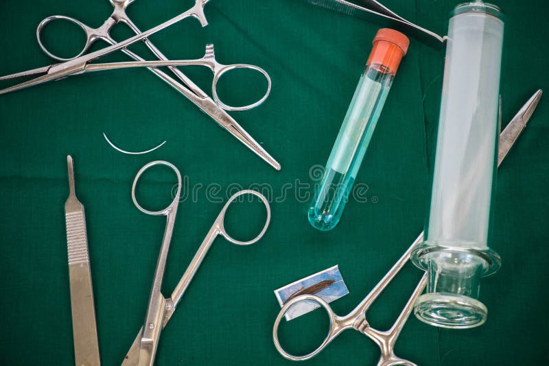 Instruments for surgery stock photo. Image of hospital - 58259144