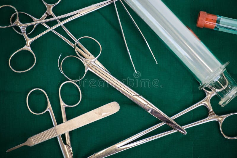 Instruments for surgery stock photo. Image of instruments - 58259378