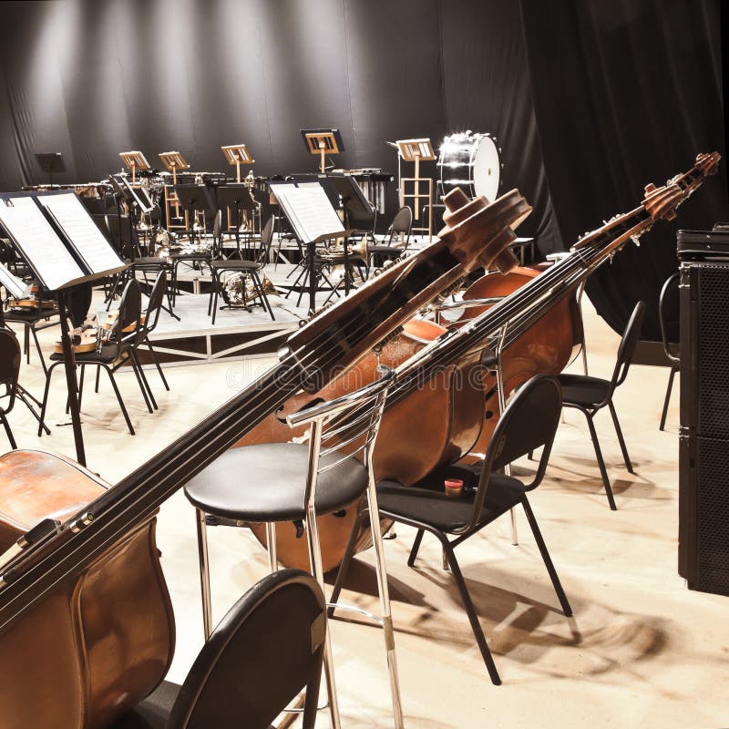 Instruments Symphony Orchestra Stock Photo - Image of popular, classic ...