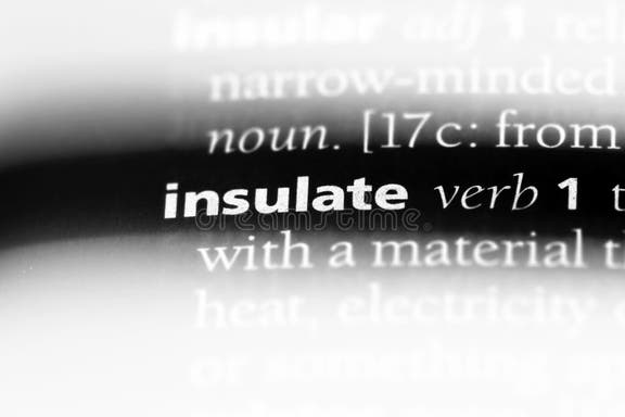 Insulate stock photo. Image of concept, book, text, definition - 126531588