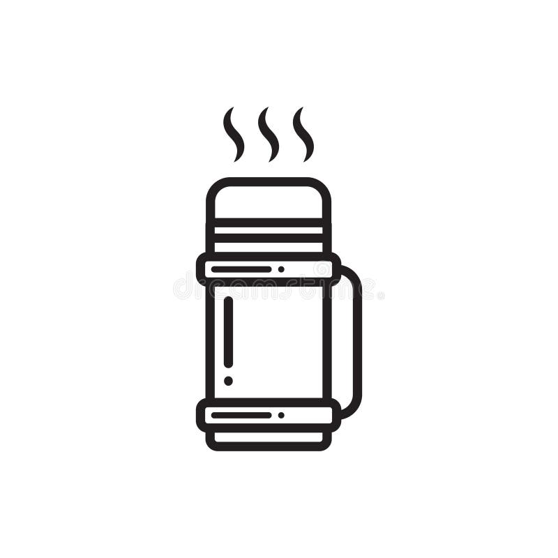 Insulated Bottle. Vector Illustration Decorative Design Stock Vector ...