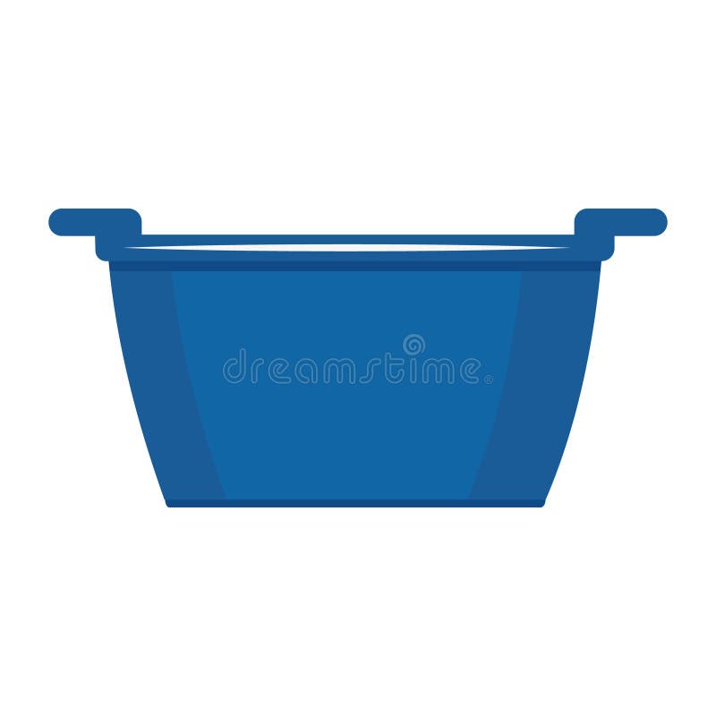 Insulated Container for Washing and Cleaning, Color Vector Illustration ...