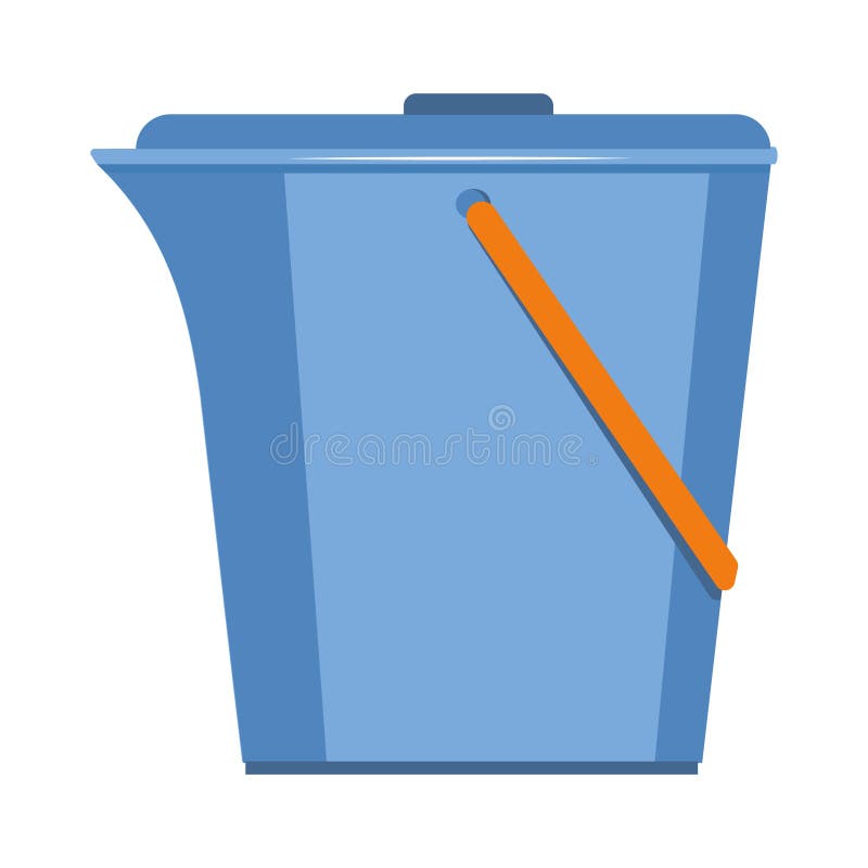 Insulated Container for Washing and Cleaning, Color Vector Illustration ...