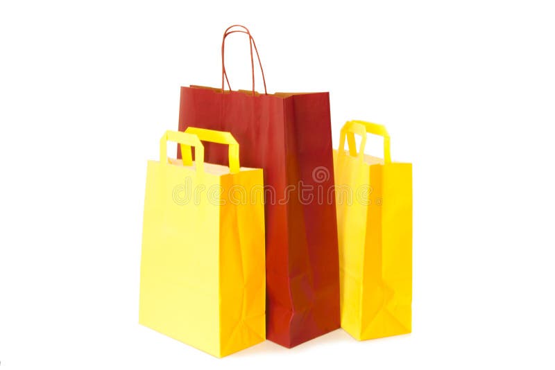Insulated paper bags stock photo. Image of isolated, container - 21209318
