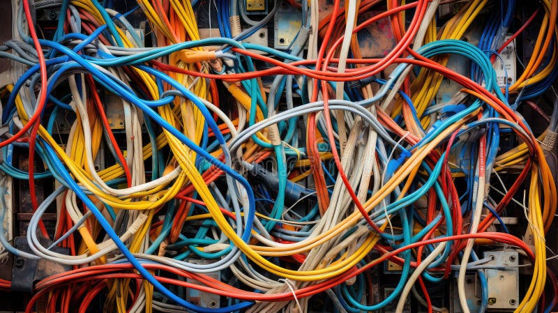 Insulation Electrical Cables Stock Illustration - Illustration of ...