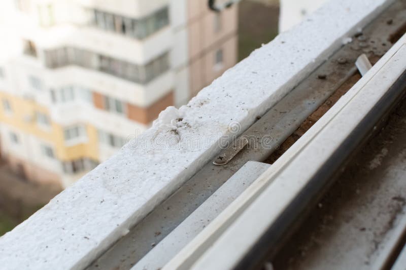 Insulation of the Facade. Insulation of the Facade of an Apartment ...